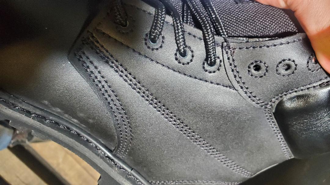 Men's 6" Leather Non-Metal Inmate Boots - Black | American Detention ...