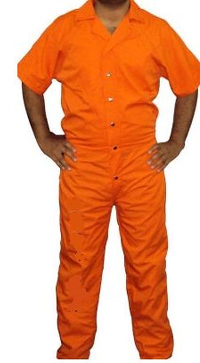 Prison Inmate Jumpsuit - Triple Stitched Detainee Jumpsuit | American ...