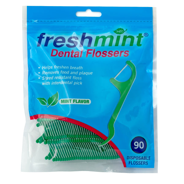 Freshmint FLSPK9036 Mint Flavored Dental Floss Picks (90 ct) | American ...