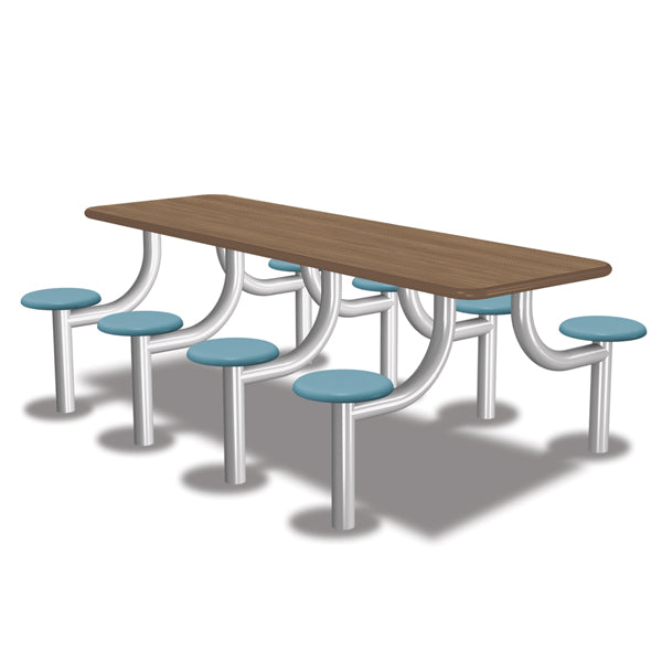 Norix Max-Master 8 Seat Rectangle Table | American Detention Supplies ...