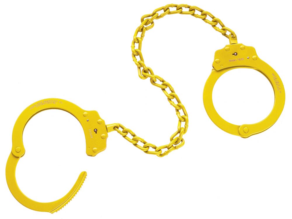 Peerless Handcuffs 753C Leg Iron Restraints - Colors | ADS - Anchortex ...