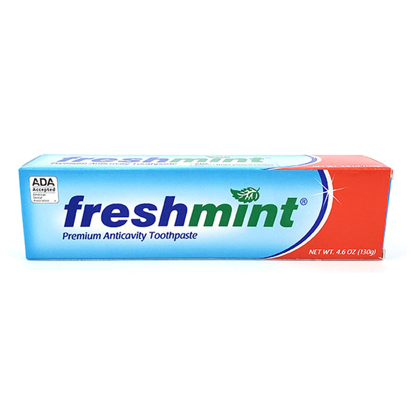 Freshmint TPADA46 4.6 oz. Premium Anticavity Fluoride Toothpaste (ADA ...