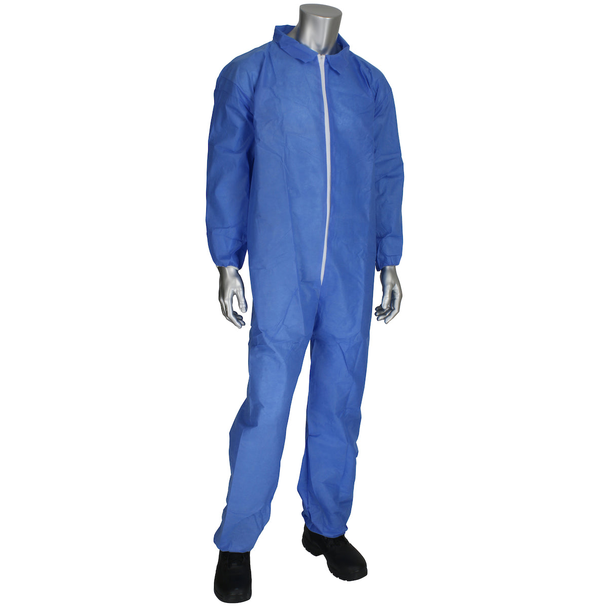 Heavyweight Navy Blue Disposable Coveralls for Inmate Transport ...